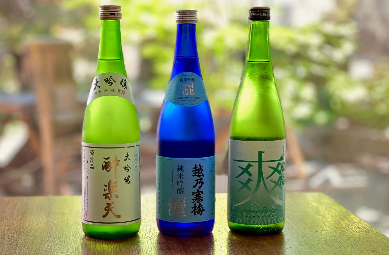 Sake Tasting Flight from June 2022 | SUSHIYA sansaro